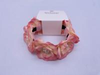 China RICHSTAR Flower Hair Accessory - 5cm x 6cm Multi-Colored Fabric Hair Tie with Floral Design for sale