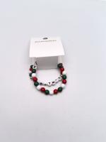China Custom Kids Bracelet with Personalized Characters and Words Silver Acrylic for sale