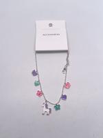 China Polished Custom Children's Jewelry Set Silver Acrylic Daily Wear Multiple Colors for sale