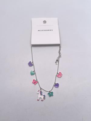 China Polished Custom Children's Jewelry Set Silver Acrylic Daily Wear Multiple Colors for sale
