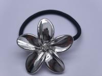China Metal Floral Hair Ties Elastic with Multiple Designs for Women Small to Large Sizes for sale