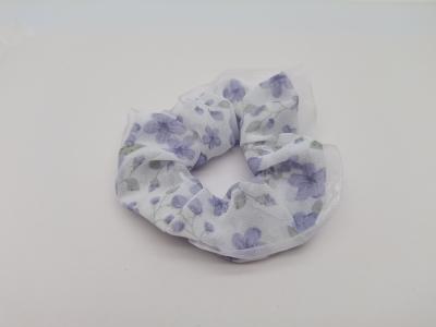 China Fabric Hair Scrunchie for Women, Pleated Design, Various Colors and Sizes Available for sale