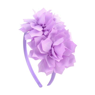 China RICHSTAR Fashion Flower Hairband Floral Design Hair Accessory All Seasons Various Colors for sale