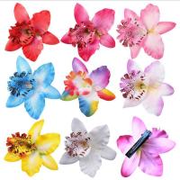 China RICHSTAR Fashion Flower Hair Clips for Women Handmade Floral Hair Accessories Various Sizes for sale