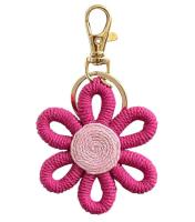 China Flower Key Chain Customize Colors and Designs for sale