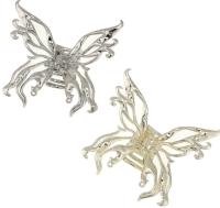 China Metal Hair Clips and Claws Gold Silver Lightweight Heavyweight for Daily and Occasional Use for sale