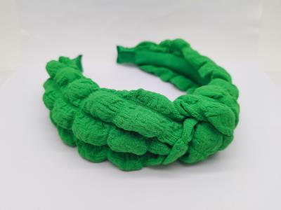 China RICHSTAR Fabric Hair Accessories Set 12 Pieces Knot Wide Edge Headband Scrunchie Hair Claw for Women Girls Daily Wear for sale