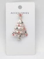 China RICHSTAR Holiday Hair Accessories Unisex Christmas Brooch Various Colors Sizes for sale