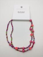 China Custom Childrens Polished Pearl Necklace Unisex Jewelry Silver Acrylic for sale