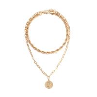 China Ladies Fancy Necklace with Multiple Length Options and 4 Plating Choices - Golden, Silver, Rhodium, Rose Gold for sale