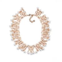 China Ladies Fashion Necklace with Pearl Accents - Various Lengths 16-24 Inches, Multiple Plating Options for sale
