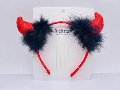 China Unisex Holiday Hair Accessories Christmas Headband Various Materials Small Medium Large for sale