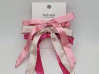 China RICHSTAR Fabric Hair Accessories Set Scrunchie Hairband Hair Claw Various Colors for sale