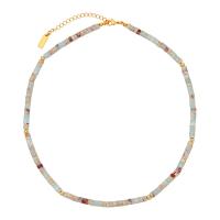 China RICHSTAR Ladies Fancy Necklace Gold Silver Alloy Rhinestone Fashion Jewelry 45cm for sale