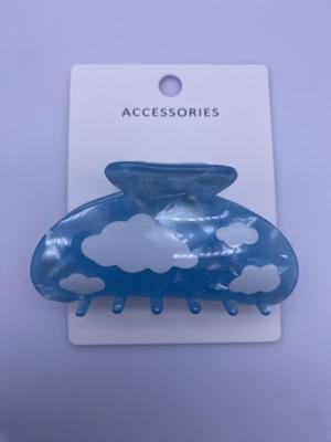 China RICHSTAR Acrylic Hair Claw Clip Unisex Hair Accessories 10cm Various Colors for Daily Wear for sale
