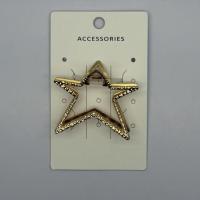 China RICHSTAR Metal Hair Claw Clips Golden Copper Aluminum Alloy Lightweight Durable Large Size for sale