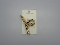 China RICHSTAR Metal Hair Claw Clips Plain Design Bulk 100pcs Golden Silver Hair Accessories for sale