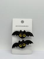 China RICHSTAR Halloween Cute Bat Hair Clips for Adults Unisex Small Medium Large Various Colors for sale