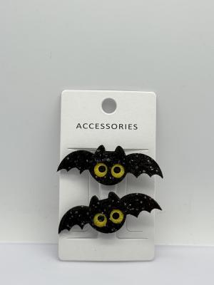 China RICHSTAR Halloween Cute Bat Hair Clips for Adults Unisex Small Medium Large Various Colors for sale
