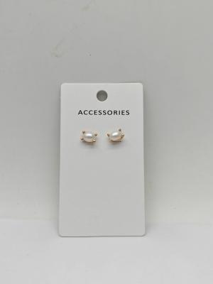China Wholesale Fashion Pearl Stud Earrings Vintage Style Clip On Post Earrings for Women 300pcs MOQ for sale