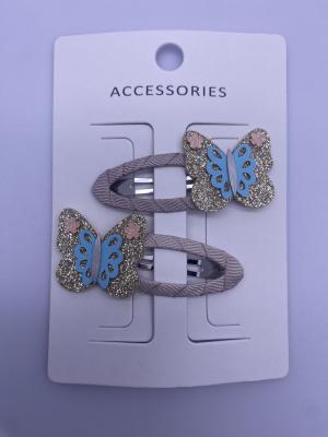 China Richstar Childrens Butterfly Hair Clips 2 Pack Various Colors for Girls for sale