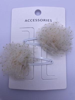 China Richstar Childrens Hair Clips for Girls Iron Polyester Metal Clips 300 Pieces MOQ for sale