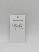 China Richstar Fashion Alloy Rhinestone Earrings for Women Casual Party Wear Clip On Post for sale