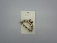 China RICHSTAR Metal Hair Claw Clip Golden Silver Small Medium Large for Daily Wear for sale