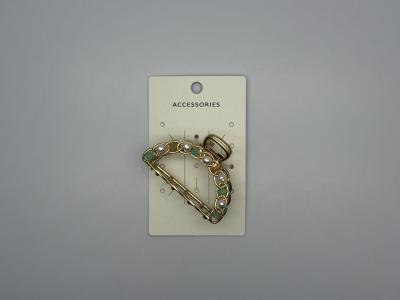 China RICHSTAR Metal Hair Claw Clip Golden Silver Small Medium Large for Daily Wear for sale