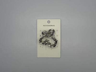 China RICHSTAR Metal Hair Claw Clip Lightweight Design for Various Shapes Silver Color for sale