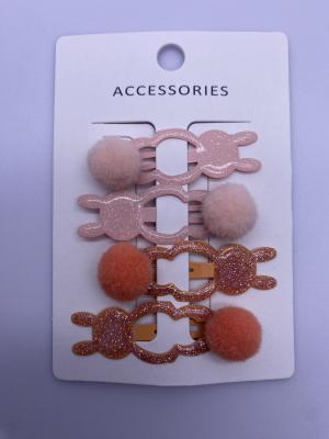 China Richstar Childrens Hair Clips 4-Pack Customizable Girls Hair Accessories Spring for sale