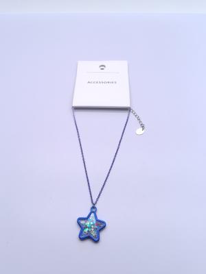 China Customizable Childrens Jewelry Necklace for Kids Polished Silver Acrylic Various Styles for sale