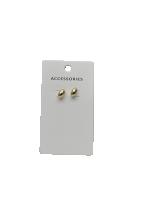 China Mini Water Drop Stud Earrings for Women Gold Silver Zinc Alloy Post Fastening for sale