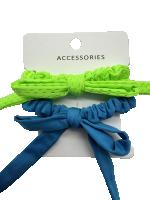 China Fabric Hair Ties for Women with Tiny Bow and Hair Balls Set 10 Pack for sale