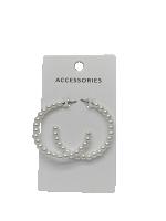 China Fashion Pearl Beads Jewelry Pendant Cc Earrings for Women Alloy Rhinestone Acrylic for sale
