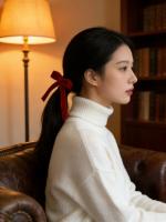 China Richstar Velvet Bow Hair Clip Premium Soft Velvet Metal Clip 1 Piece Retail Ready for sale