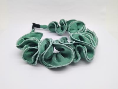 China Richstar Ruffle Fabric Headband Premium Soft Hairband No Pressure Fit Elegant Minimalist Design Women for sale