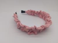 China Richstar Ruffle Headband for Women Premium Textured Fabric Lightweight 1 Piece Blush Pink for sale