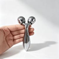 China 3D Metal Facial & Body Massager Roller – V-Shaped Contour Lift Tool for sale