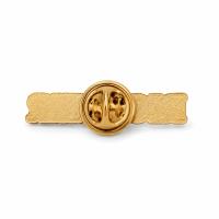 China Custom Gold-Plated Metallic Logo Lapel Pin | Premium Corporate Branding Badge for sale