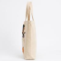 China Custom Halloween Canvas Tote Bag with Ghost Pocket Design | OEM/ODM Seasonal for sale