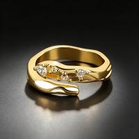 China RICHSTAR 20g Fancy Ladies Ring with Brilliant Stone Cut - 18K Gold Plated Copper Fashion Jewelry for sale