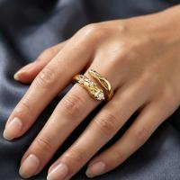 China RICHSTAR 20g Fancy Ladies Ring with Brilliant Stone Cut - 18K Gold Plated Copper Fashion Jewelry for sale