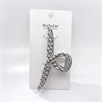 China Geometric Metal Hair Claw Clip - Silver Professional Styling Accessory in Small, Medium, Large Sizes for sale
