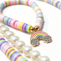 China Durable Children's Jewelry Set with Lightweight Pearl Necklace - Silver & Acrylic Materials, Custom Sizes Available for sale