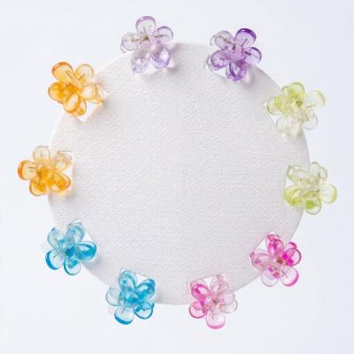 China Kids Plastic Mini Flower Claw Hair Clips - 1200pcs Minimum Order with 45-Day Delivery - Various Sizes & Colors for sale