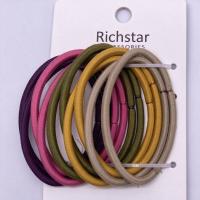 China Professional Elastic Hair Ties for Thick Hair - High Flexibility Rubber Bands in Multiple Colors & Sizes for sale