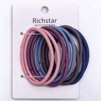 China Professional Elastic Hair Ties for Thick Hair - High Flexibility Rubber Bands in Multiple Colors & Sizes for sale