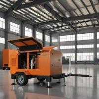 China Diesel Screw Air Compressor for Deep Water Well Drilling with Low Fuel Consumption for sale
