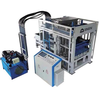China 2021 Hot Sale Full Automatic Building Material Stores Concrete Block Making Machine With Online Customization for sale